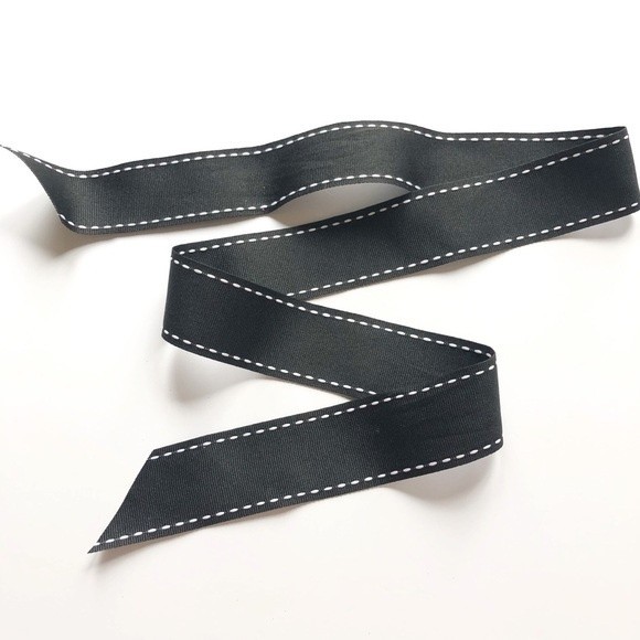 Accessories | Net A Porter Black And White Hair Ribbon | Poshmark